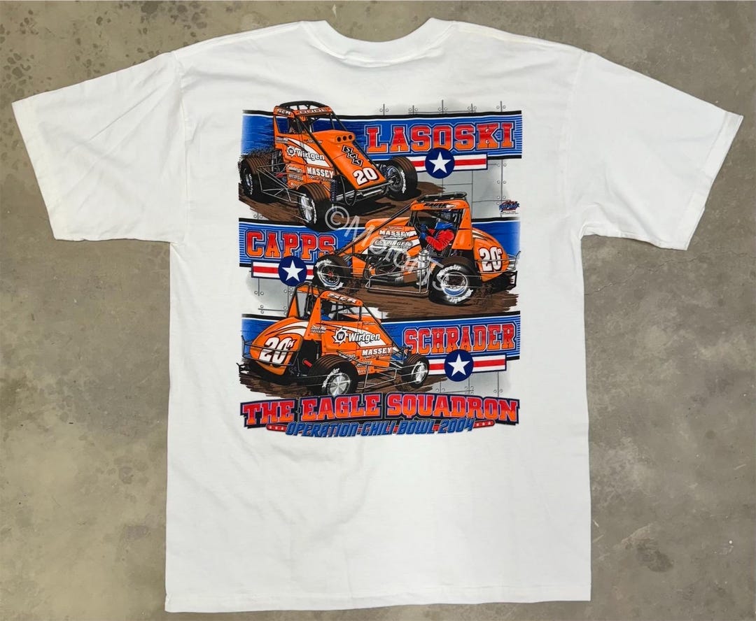 Vintage 2004 Jerry Russells eagle Squadron Chili Bowl Midget Lineup ...