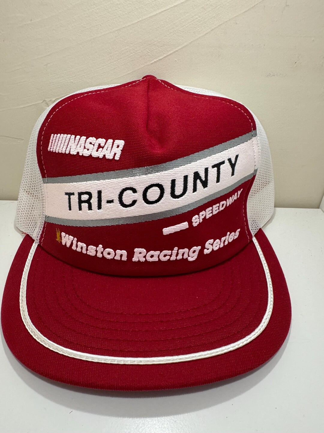 Rare! Vintage 80s NASCAR Tri-county Speedway Winston Racing Series Hat ...