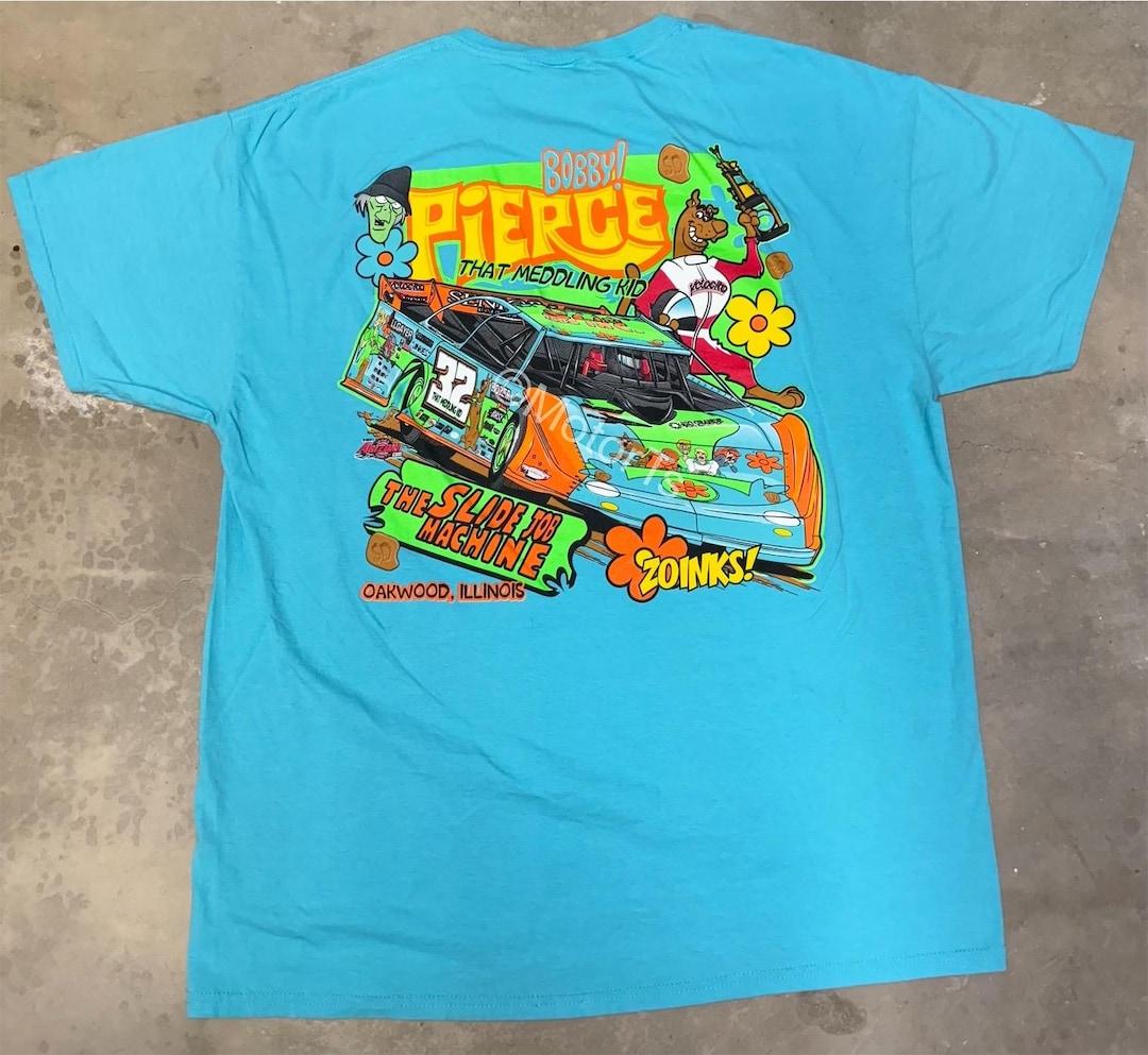 2021 Bobby Pierce scooby Doo Dirt Late Model Racing Tee XL - Etsy