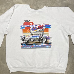Vintage Steve Stambaugh Apple Chevrolet Sprint Car Crewneck - XL - Etsy