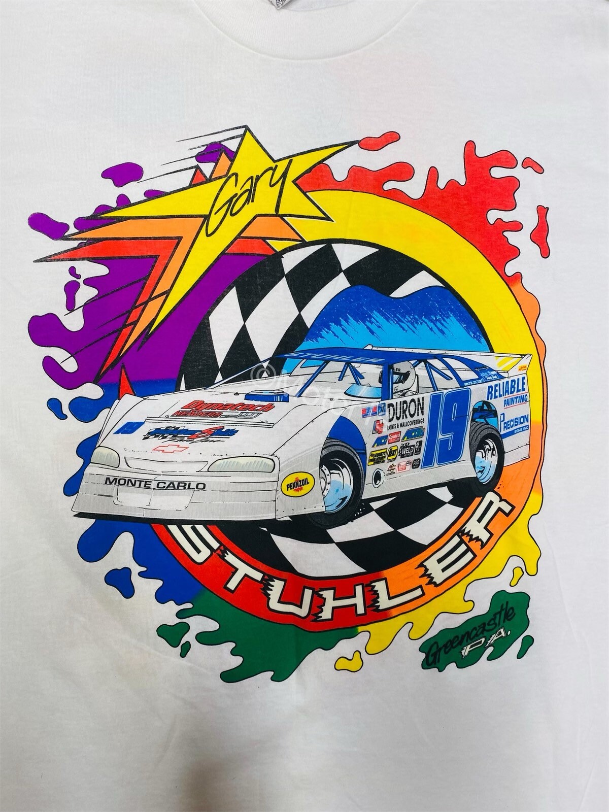 Vintage NOS 1990s Gary Stuhler #90 Dale Beitler Racing Dirt Late Model ...