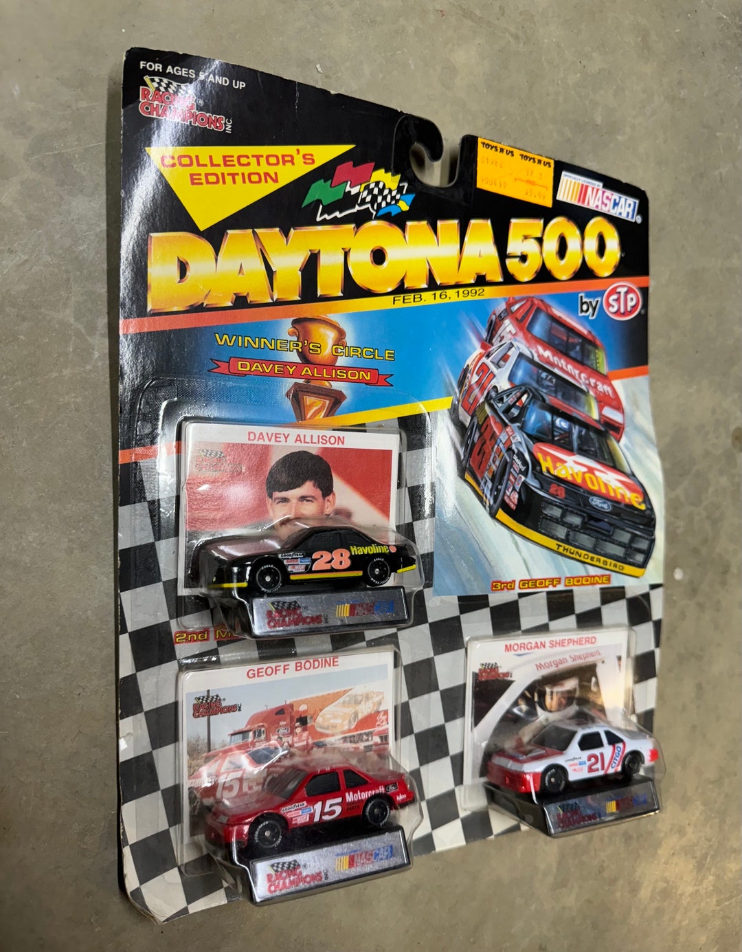 Racing Champions 1:64 1992 Daytona 500 Winners Circle Allison,shepherd ...