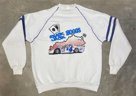 Rare! Vintage 1986 Jack Boggs Dirt Late Model Sweatsh… - Gem