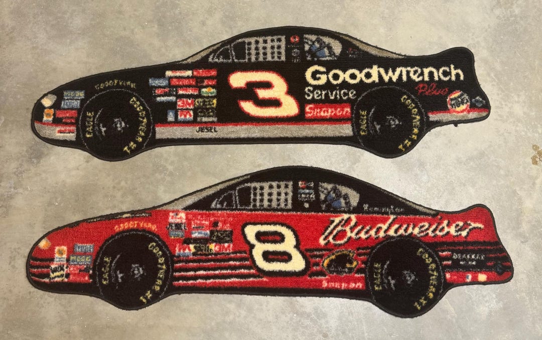 Vintage 2002 Dale Earnhardt 3 / Dale Jr Nascar Rugs 14x46 - Etsy