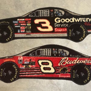 Vintage 2002 Dale Earnhardt 3 / Dale Jr Nascar Rugs 14x46 - Etsy