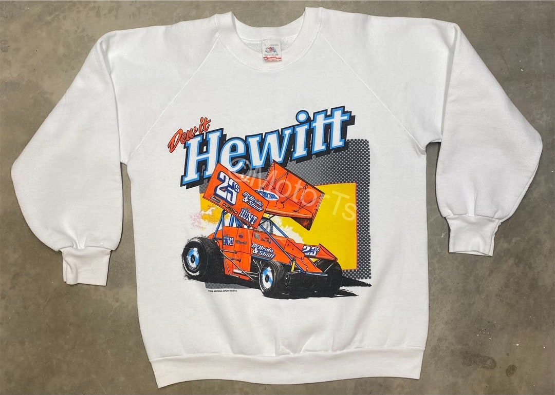 Rare Vintage 1989 Jack dew It Hewitt Sprint Car Racing Sweatshirt Large ...