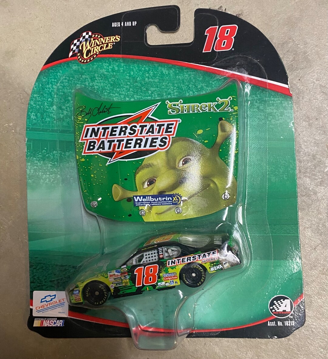 Vintage NOS 2004 Winner's Circle 18 Bobby Labonte Shrek - Etsy