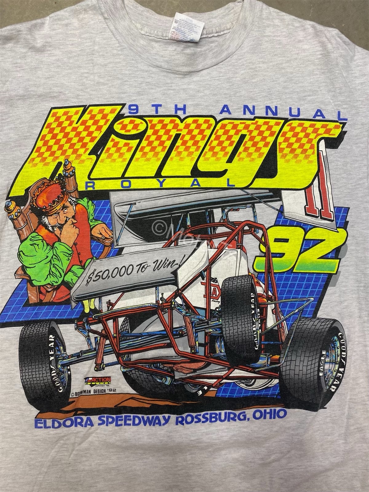 Vintage 1992 Kings Royal Sprint Car Eldora Speedway Event Tee - Etsy