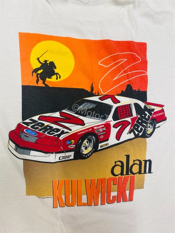 Rare! Vintage 1987 Alan Kulwicki Zerex #7 Nascar Raci… - Gem