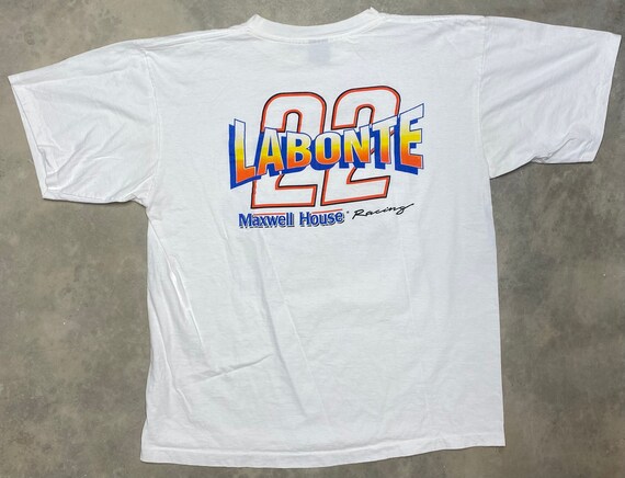 1993 Bobby Labonte #22 Maxwell House Ford Nascar Tee … - Gem