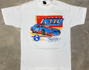 Vintage NOS 1990 Richard Petty Nascar STP Racing Tee Medium - Etsy