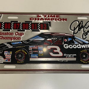 Various New/used Nascar License Plates aluminum - Etsy