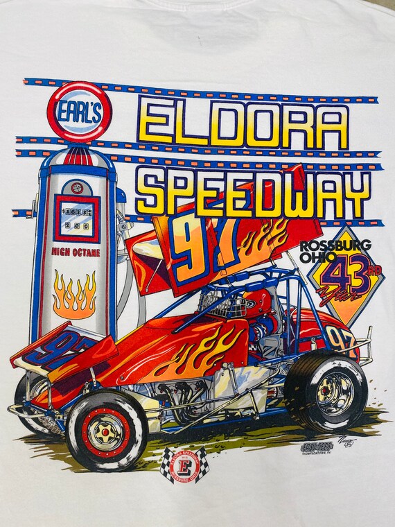 Vintage 1997 Eldora Speedway “Big E” Tee - Large - Gem