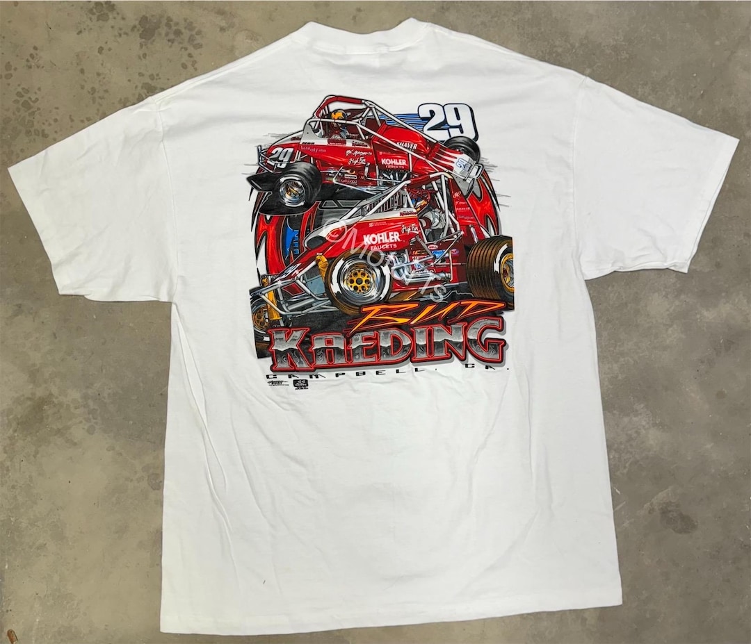 Rare! Vintage NOS 2001 Bud Kaeding Autographed USAC Racing Tee - XL - Etsy