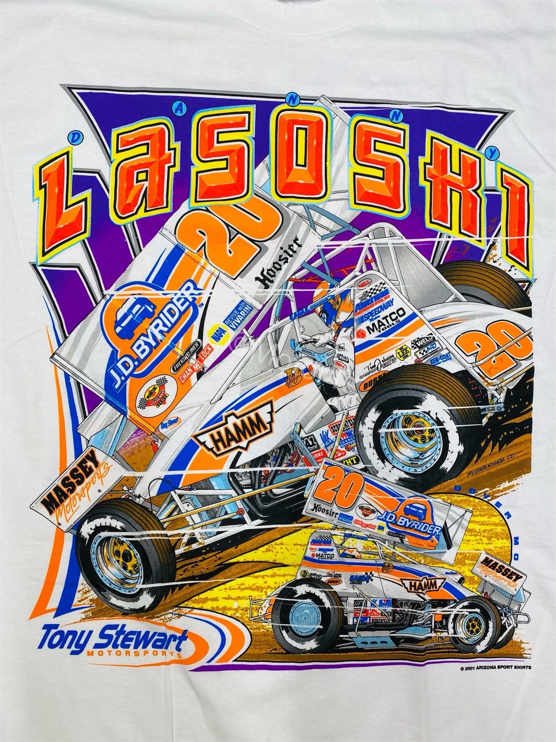 Vintage NOS 2001 Danny the Dude Lasoski Tony Stewart Racing | Etsy