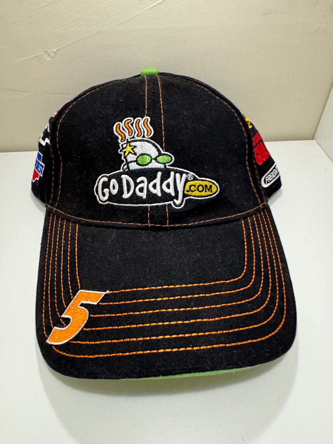 2009 Mark Martin / Go Daddy #5 Nascar Hat - Velcro - Etsy