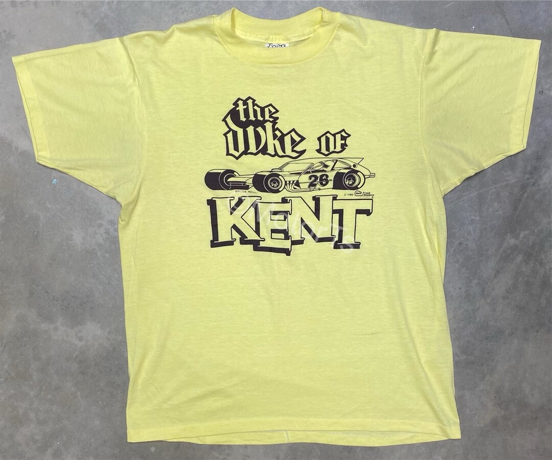 Vintage 1980 George “the Duke” Kent Modified Racing Tee - Medium - Etsy