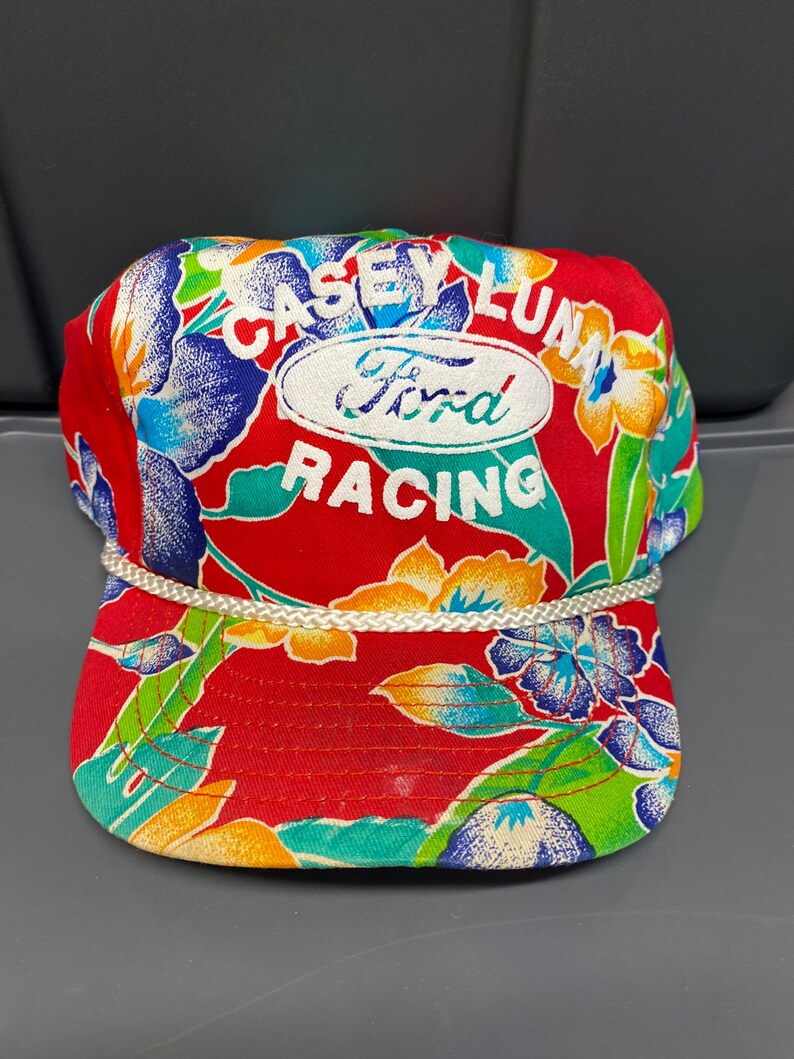 Vintage 1995 Casey Luna Ford Sprint Car Hat Snapback - Etsy