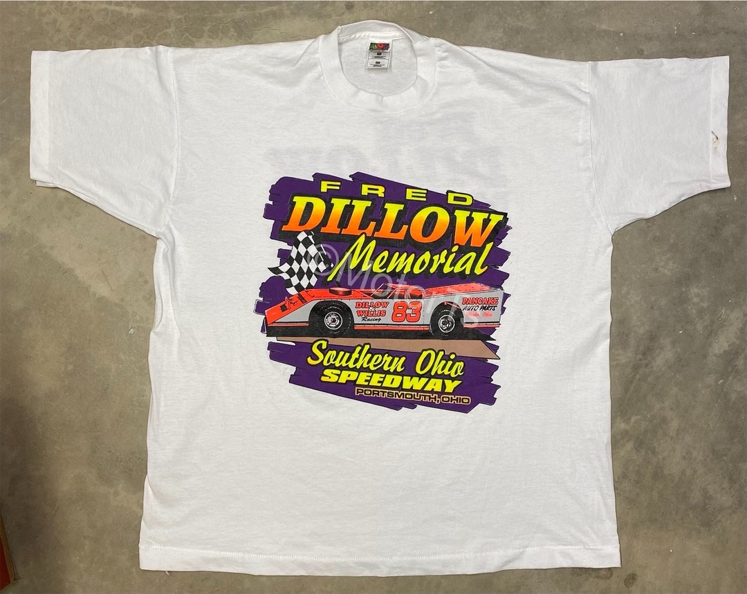 Vintage 1995 Fred Dillow Memorial Dirt Late Model Event Tee - 2XL - Etsy