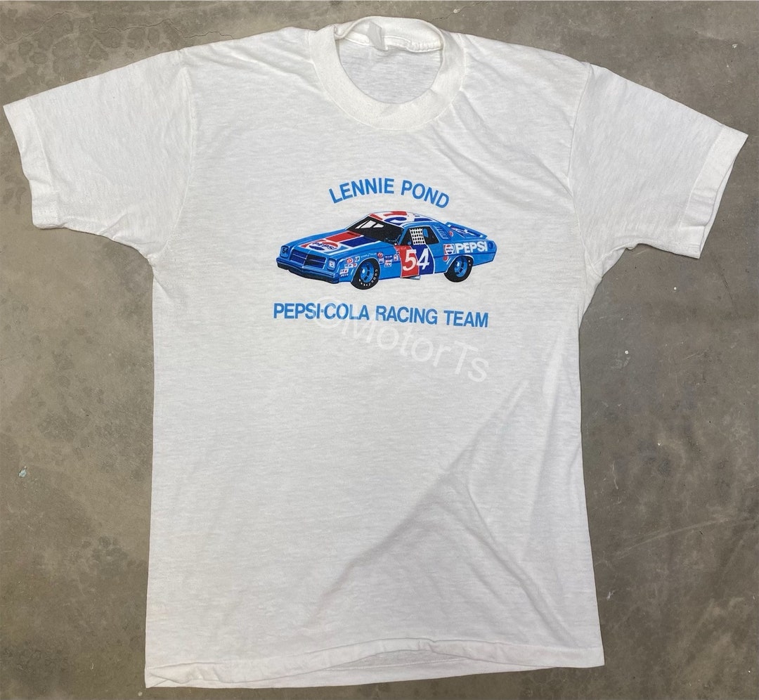 Vintage 1976 Lenny Pond / Pepsi Racing Nascar Winston Cup Tee - Small ...