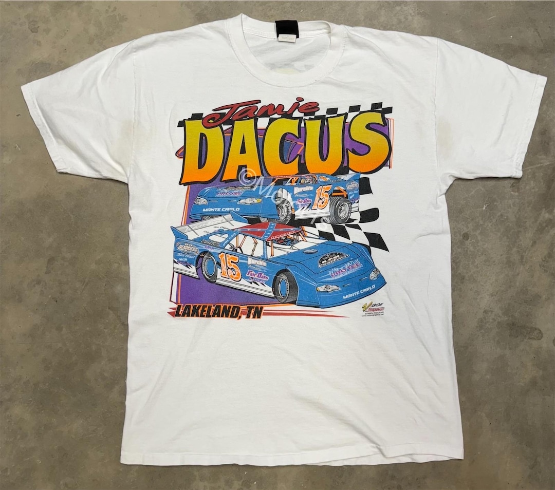 Vintage 2004 Jamie Dacus Dirt Late Model Tee - XL - Etsy