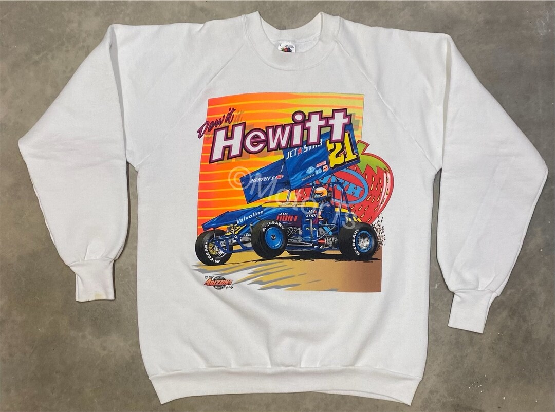 Rare! Vintage 1993 Jack “dew It” Hewitt Sprint Car Racing Sweatshirt ...