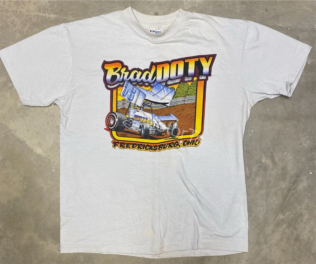 Vintage 1985 Brad Doty 75 Sprint Car Tee XL - Etsy