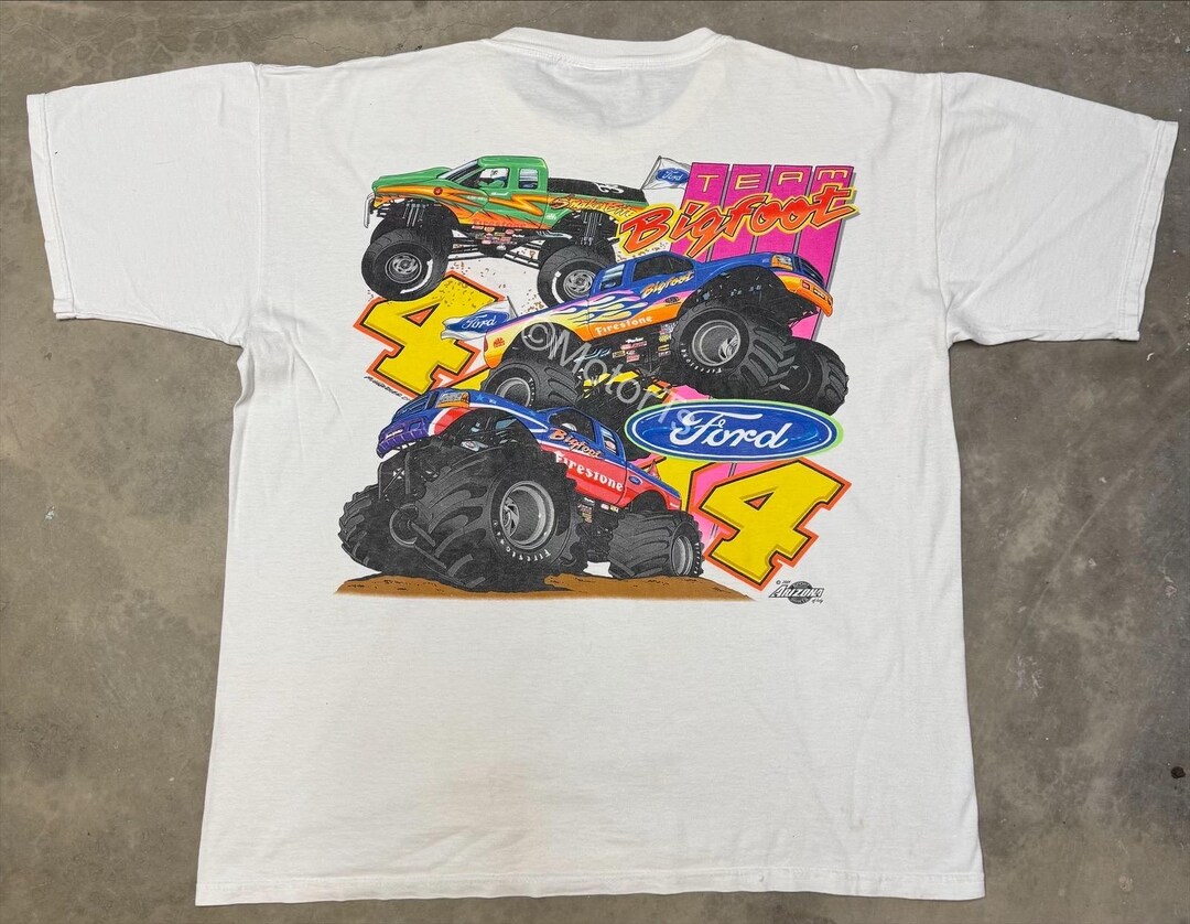 Rare! Vintage 2001 Team Bigfoot Racing Monster Truck - XL - Etsy