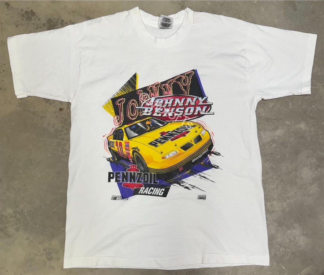 Vintage 1997 Johnny Benson Jr. / Pennzoil Nascar Winston Cup Series Tee ...