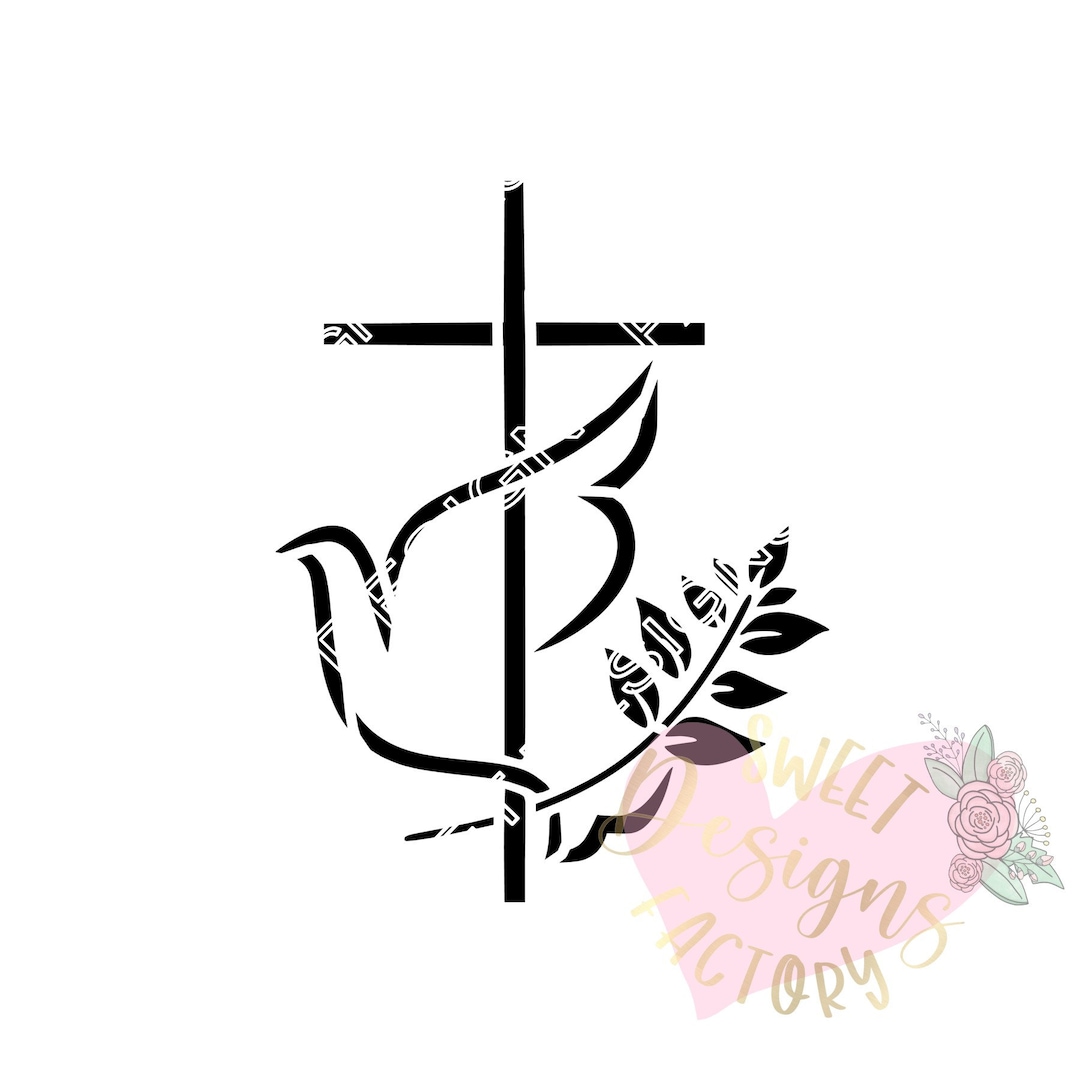 First Communion Dove Cookie Stencil E198 - Etsy