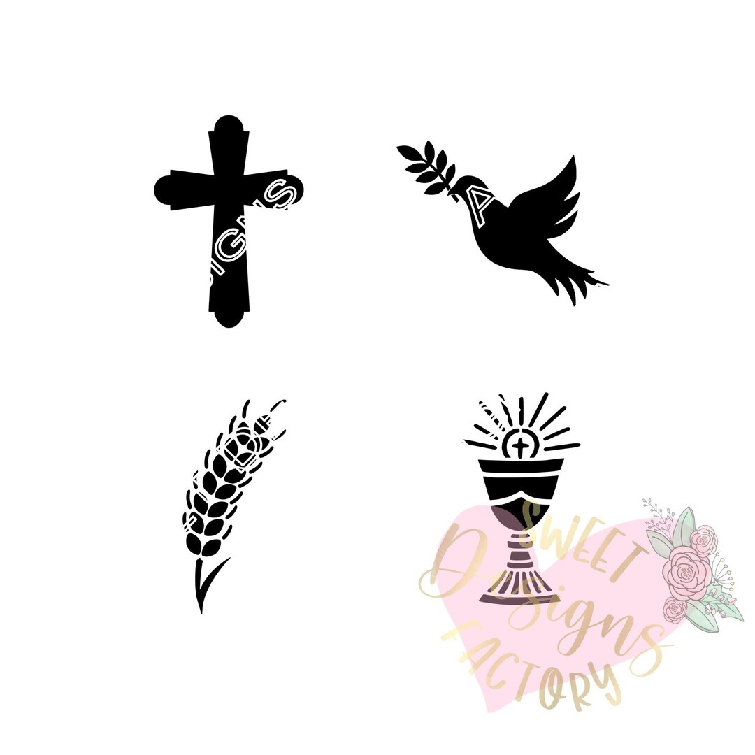 First Communion Cookie Stencil E160 - Etsy