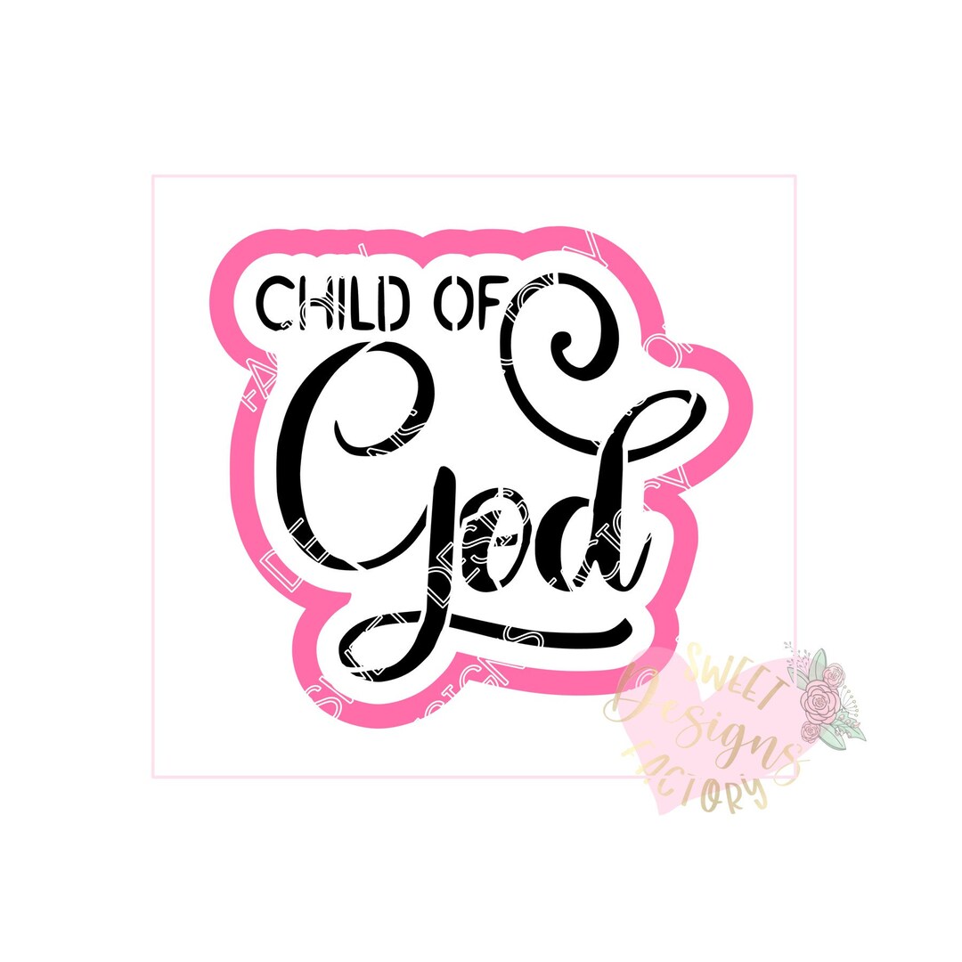 First Communion Cookie Stencil With Matching Cookie Cutter JTV164 - Etsy