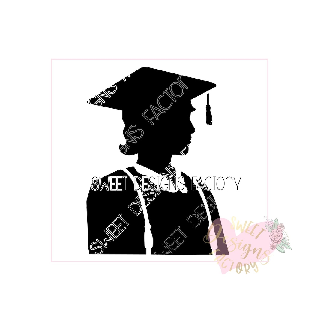 Graduation Cookie Stencil Graduate Girl DN173 - Etsy