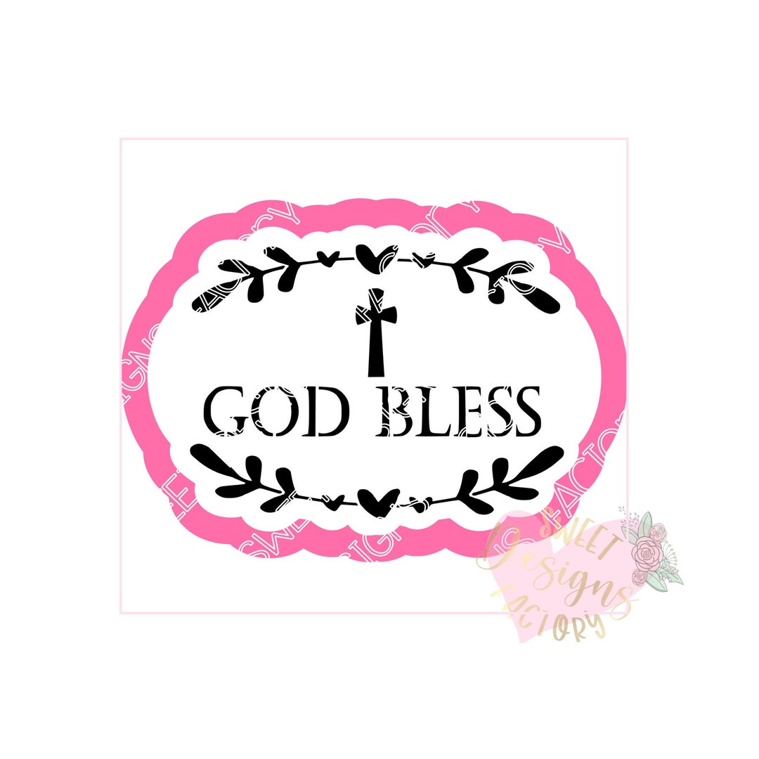 First Communion God Bless Cookkie Cutter and Matching Cookie Stencil ...