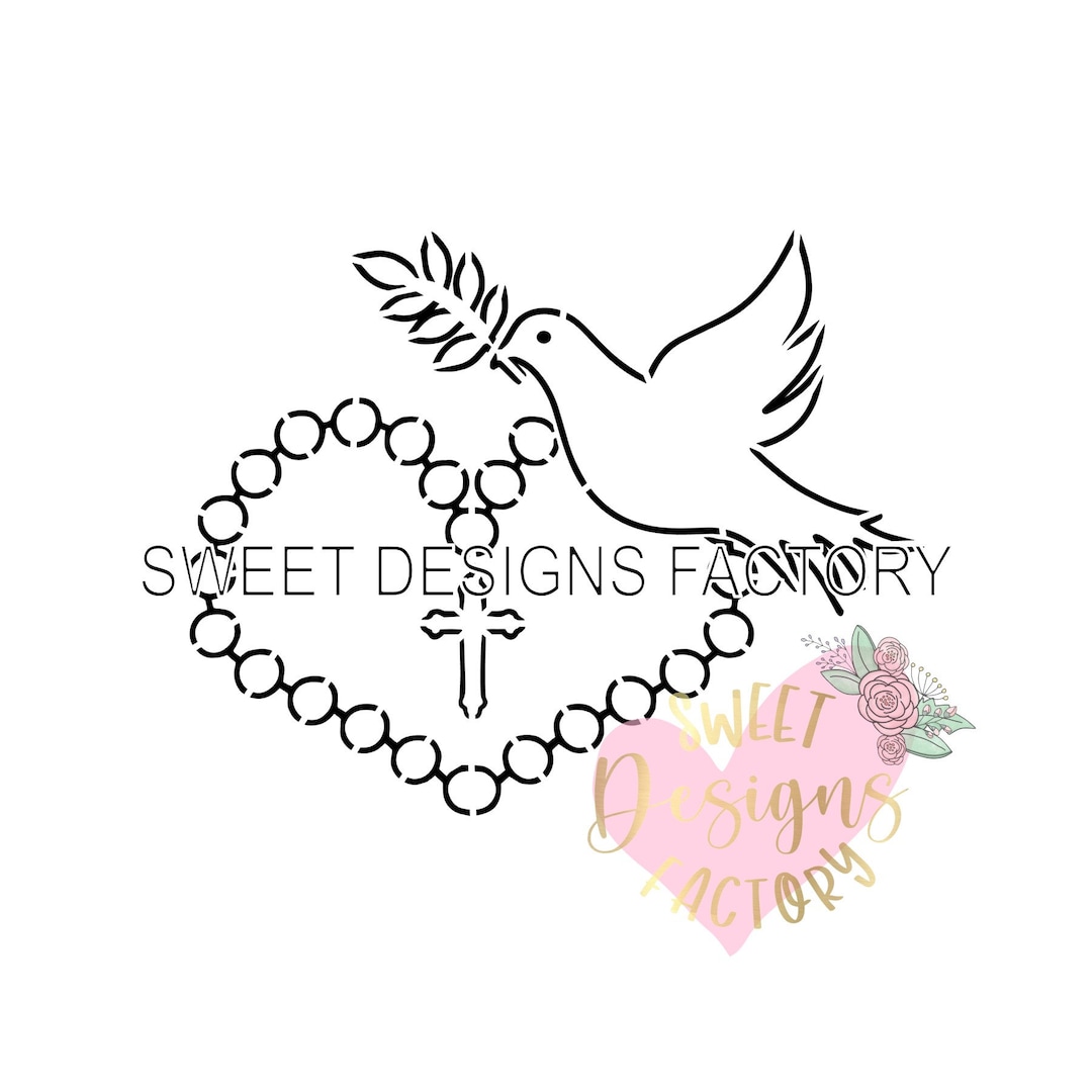 First Communion PYO Cookie Stencil. Matching Cookie Cutter Available ...