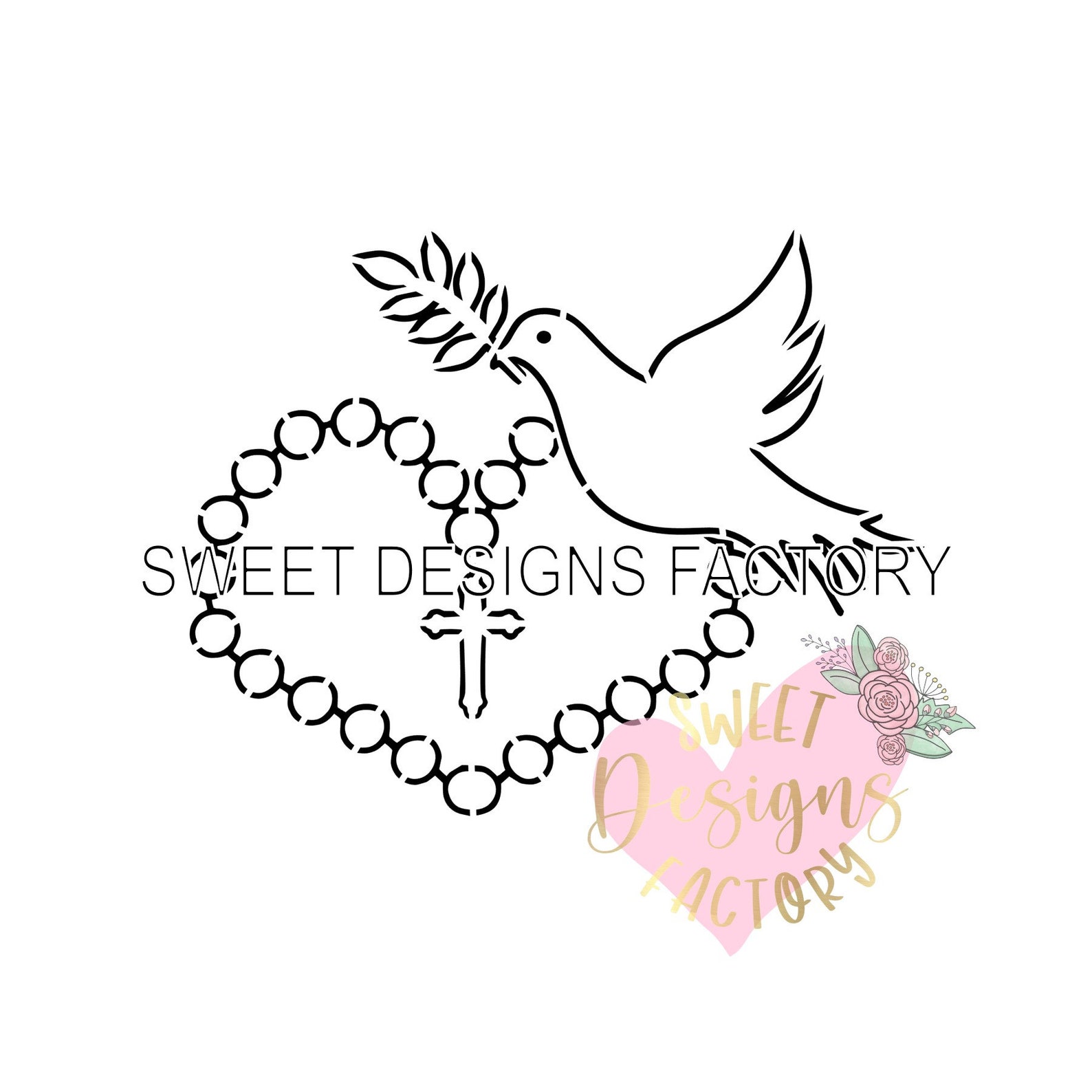 First Communion PYO Cookie Stencil. Matching Cookie Cutter Available ...