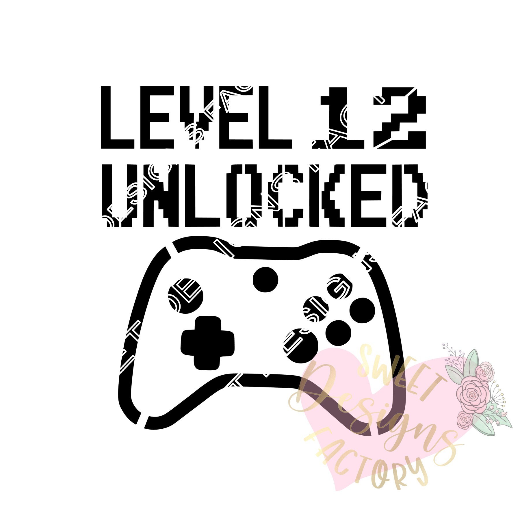 Video Game Controller Stencils