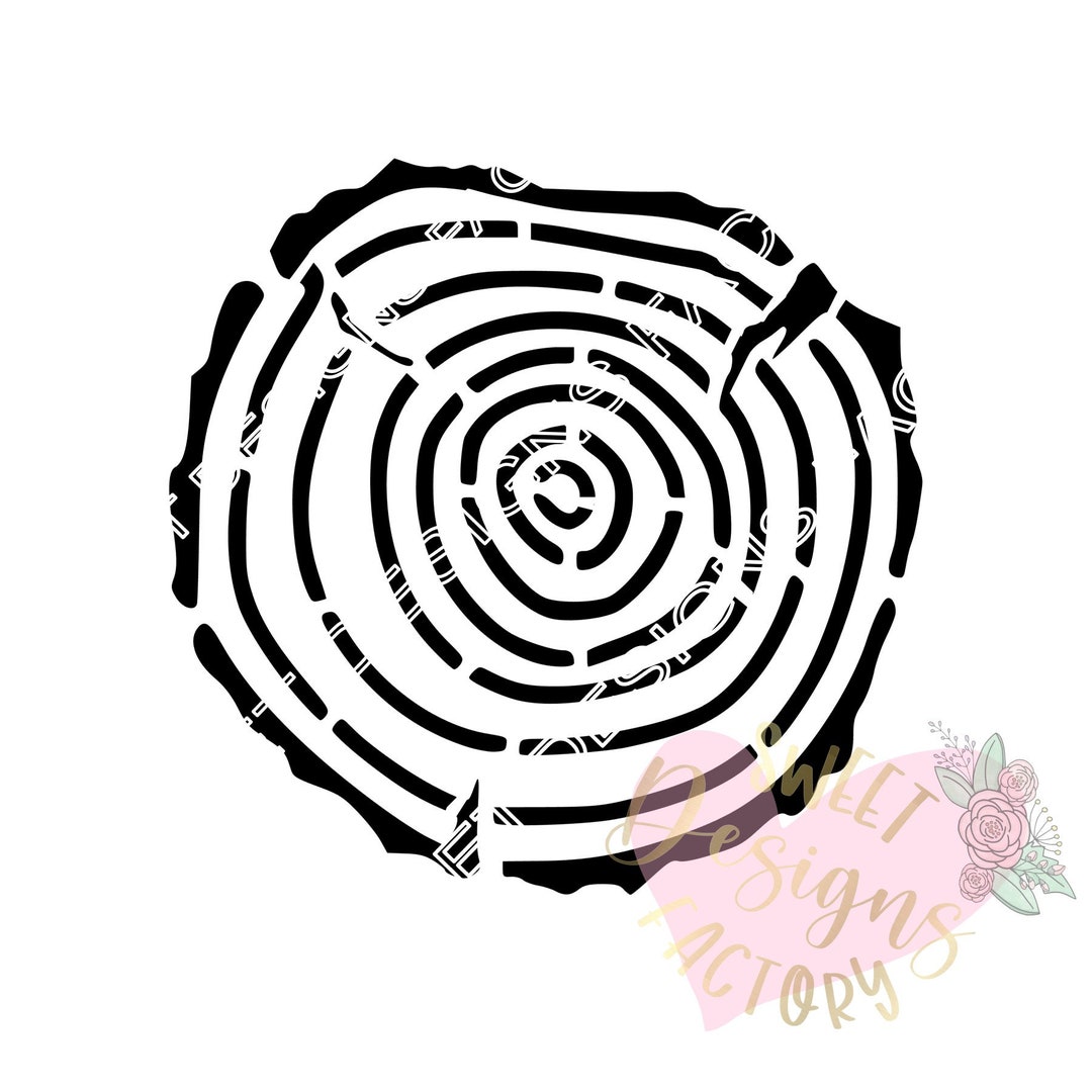 Tree Stump Cookie Stencil SAJ00162 - Etsy