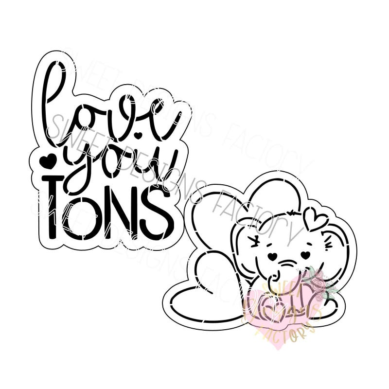 Love You Tons - Etsy