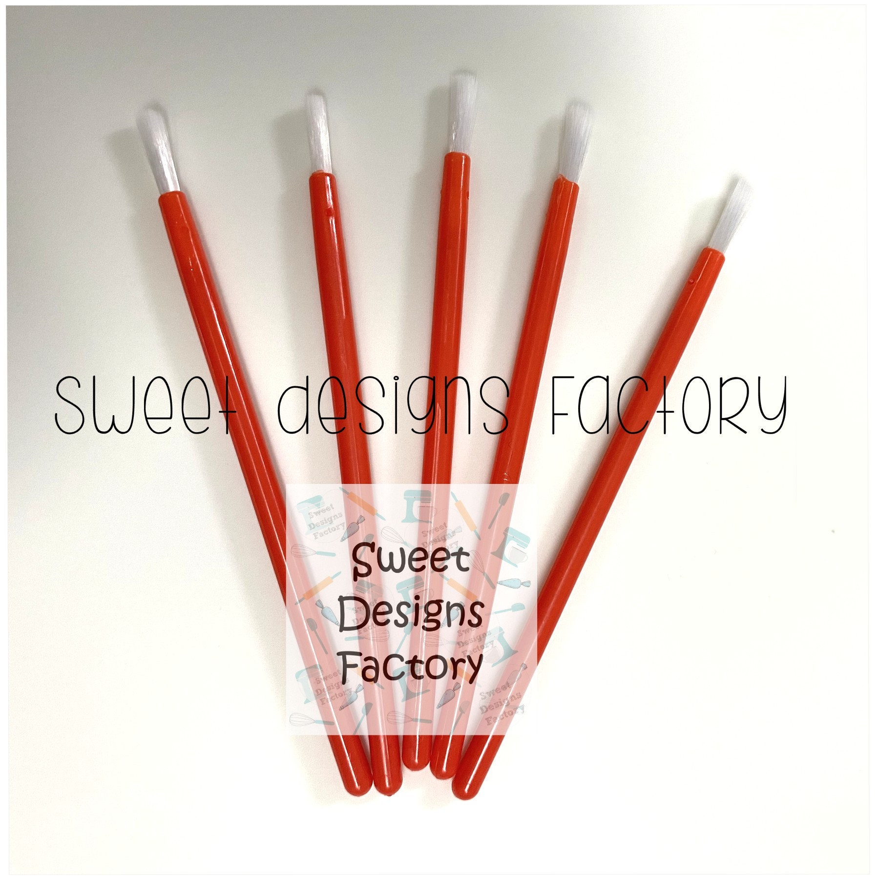 PYO Cookie Mini Brushes RED multiple Quantity Options - Etsy