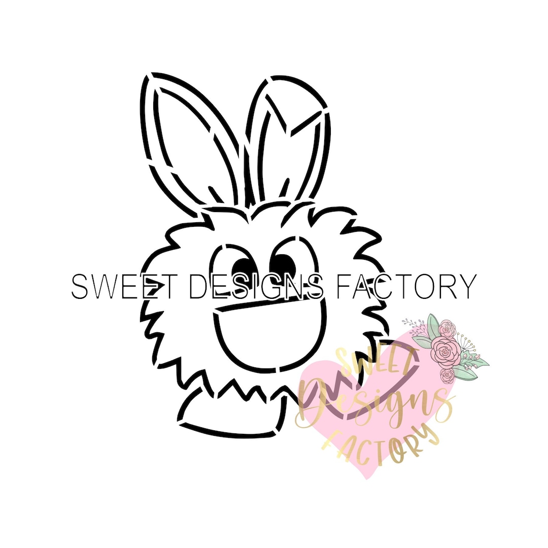 Easter Monster PYO Cookie Stencil. Matching Cookie Cutter Available ...