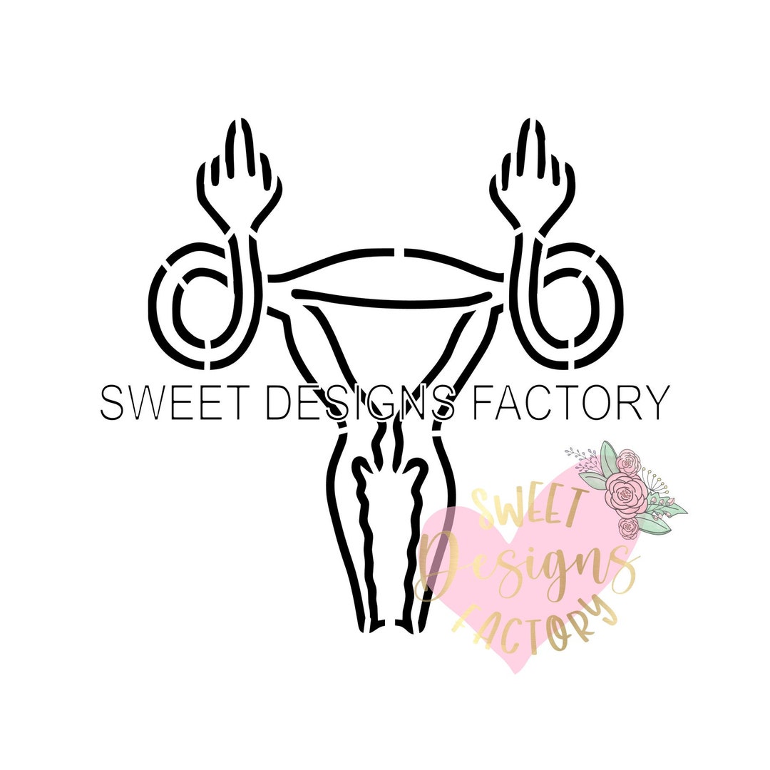 FU Cancer Uterus Hysterectomy PYO Cookie Stencil. Matching Cookie ...