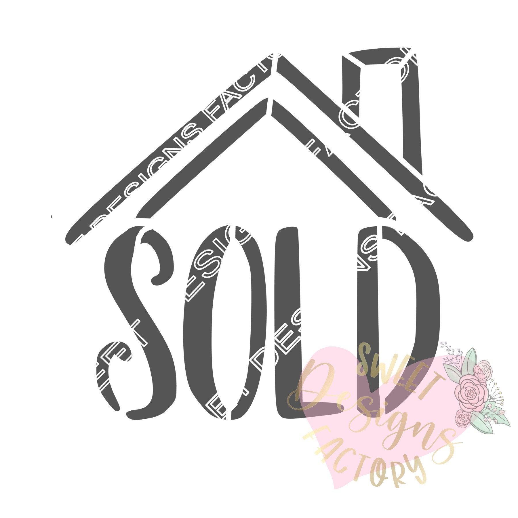 Sold word cookie stencil WA125 Party & Gifting Craft Supplies & Tools ...