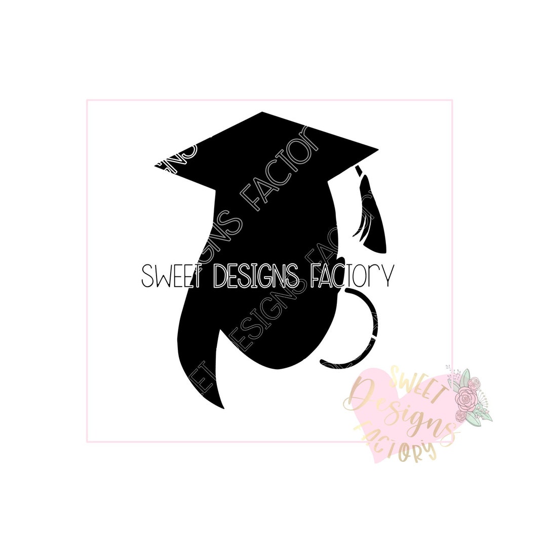 Graduation Cookie Stencil Graduate Girl DN174 - Etsy