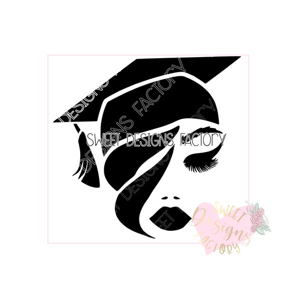 Graduation Girl Stencil - Etsy