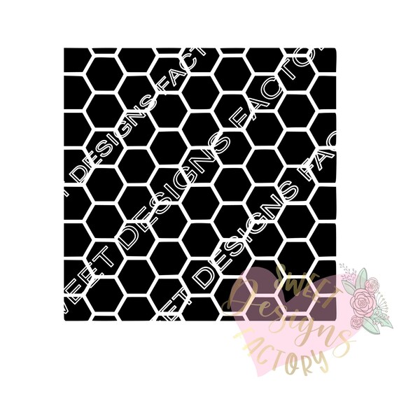 Diy Cookie Stencil Printable Honeycomb Template Stencils Printables ...
