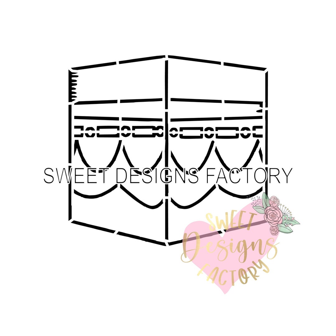 Mecca PYO Cookie Stencil. Matching Cookie Cutter Available JTV106 - Etsy