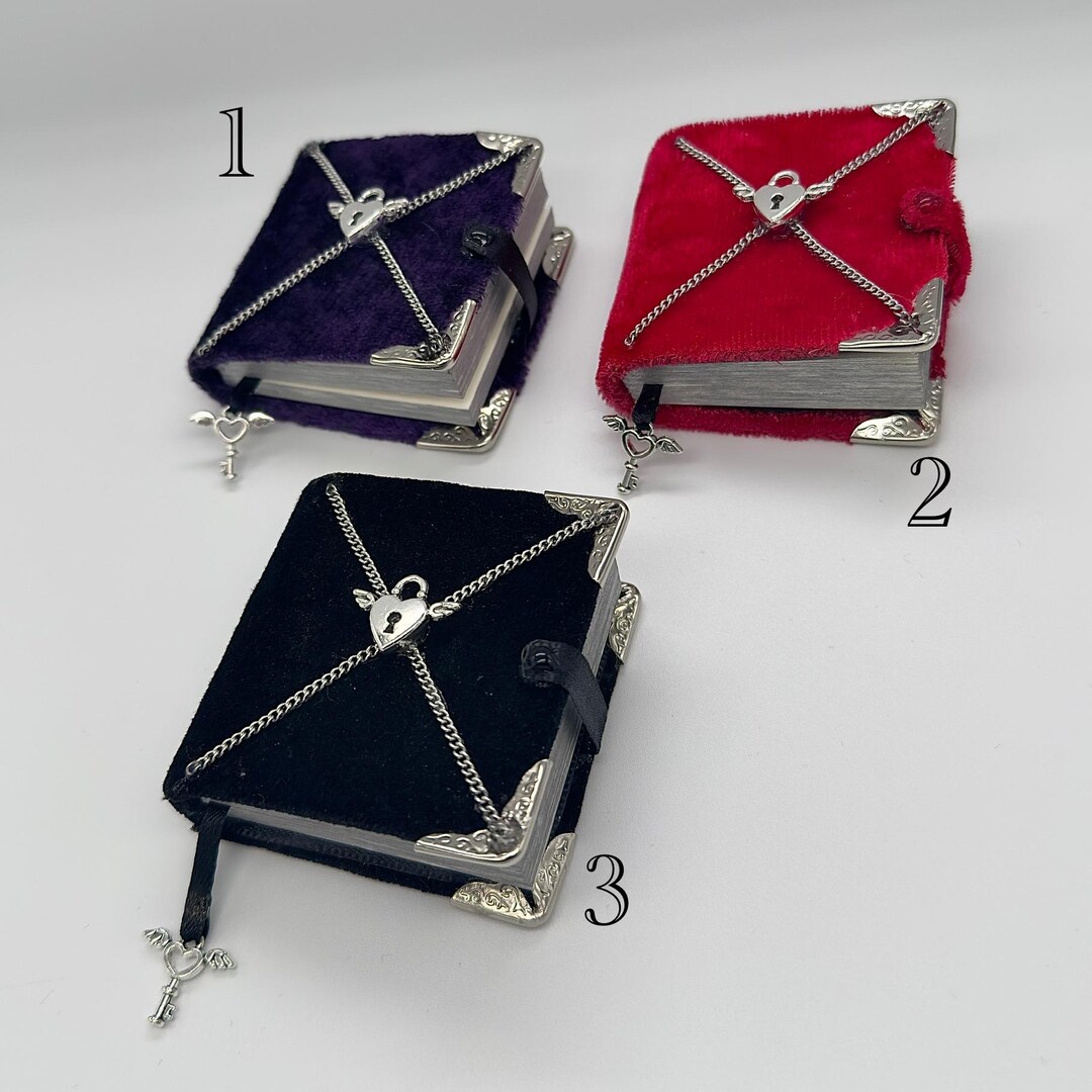 Mini Velvet Book Collection - Etsy