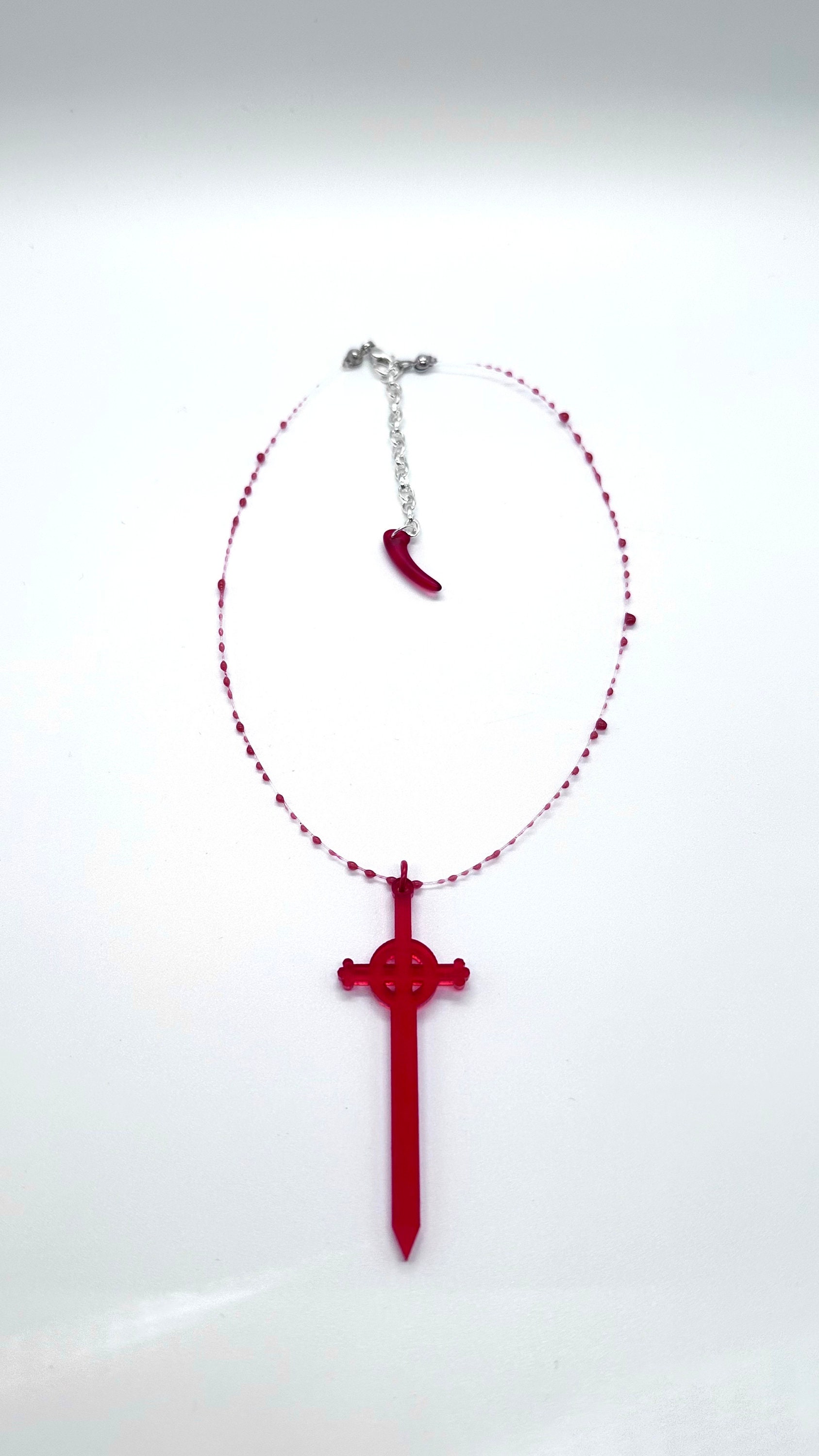 Demon Blood Choker Necklace - Etsy