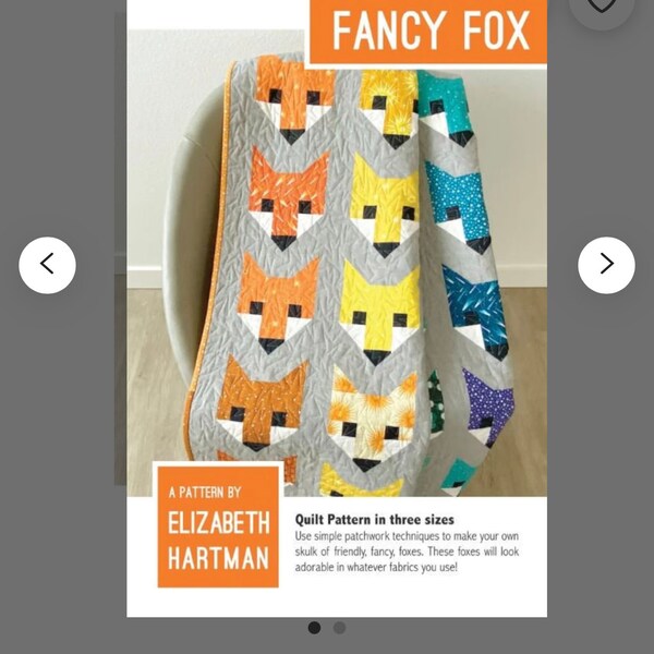 Fox Quilt - Etsy